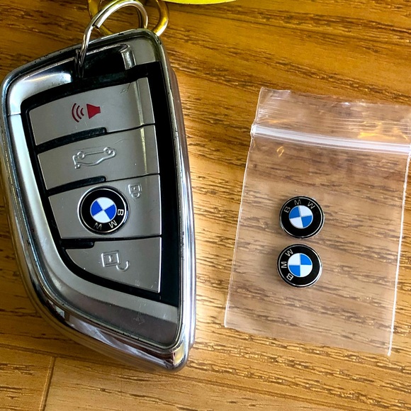 BMW | Other | Bmw Key Fob Remote Badge Logo Sticker 1mm 2 | Poshmark